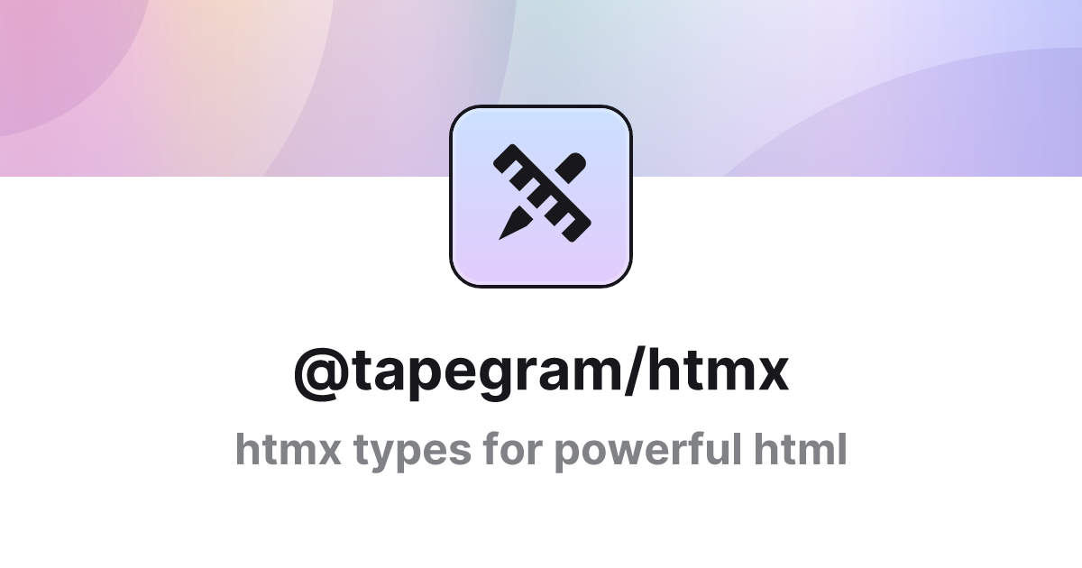 @tapegram/htmx | Unison Share